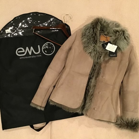 Emu | Jackets & Coats | New Emu Sunday Island Sheepskin Jacket Medium ...